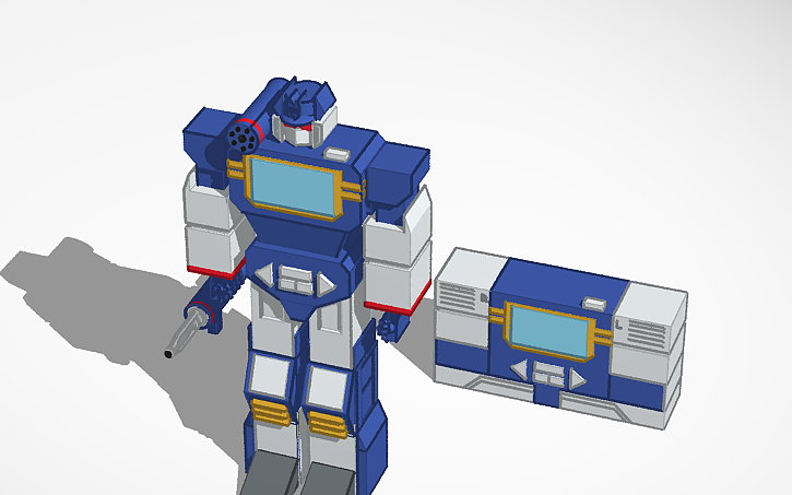 3D design Soundwave - Tinkercad