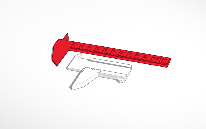 3D design Calipers - Tinkercad
