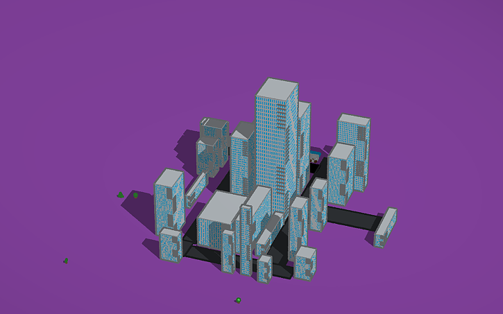 3D design The hidden script city - Tinkercad