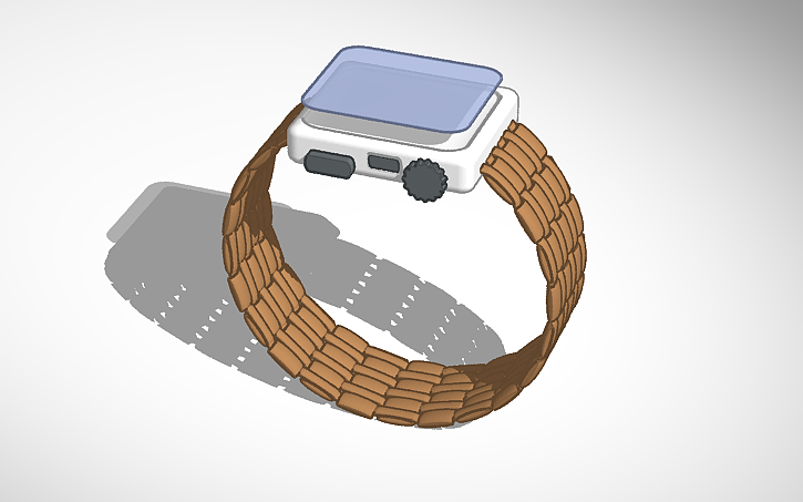 3D design Smart Watch - Tinkercad