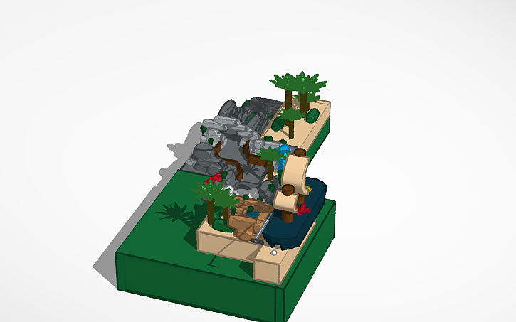 3D design Mini golf course - Tinkercad