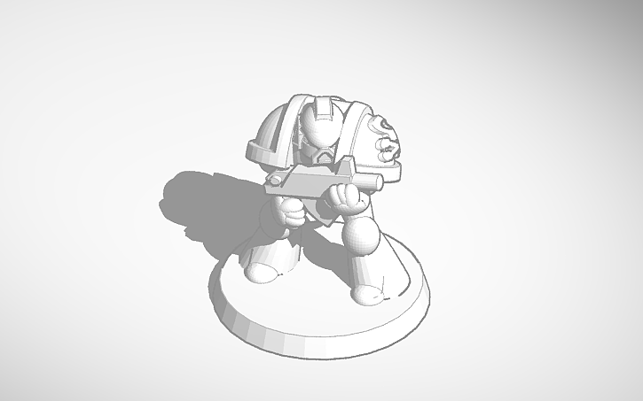 3D design Oldhammer 40000 Rogue Trader "Crimson Corsair" Space Marine ...