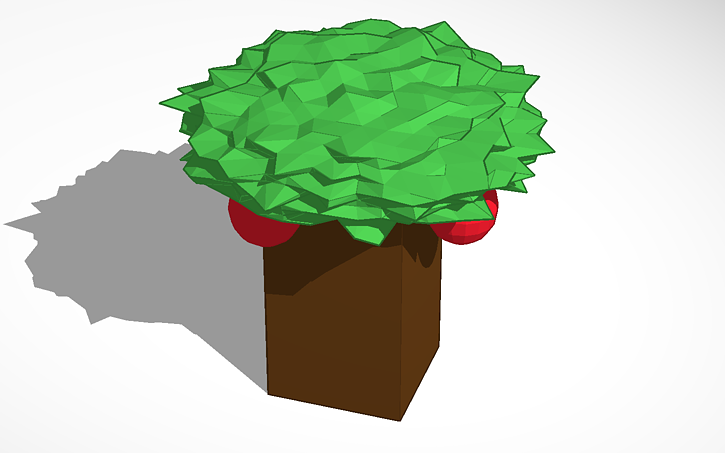 3D design Nature-Apple Tree - Tinkercad