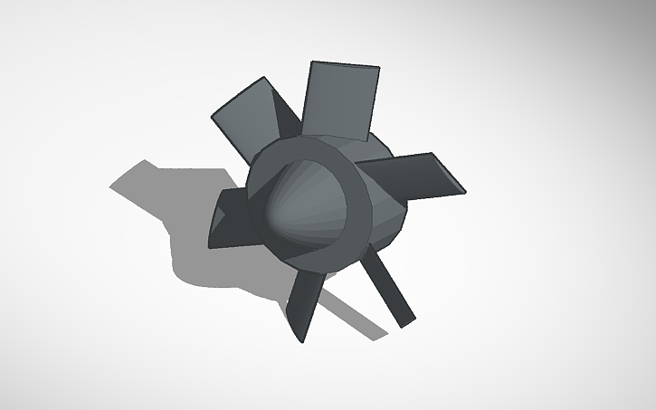 3D design Ship propeller - Tinkercad