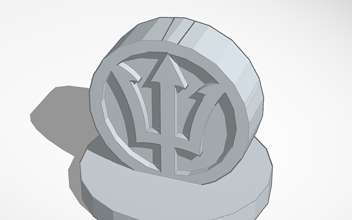 3D design Italy Territory Claiming Piece - Tinkercad