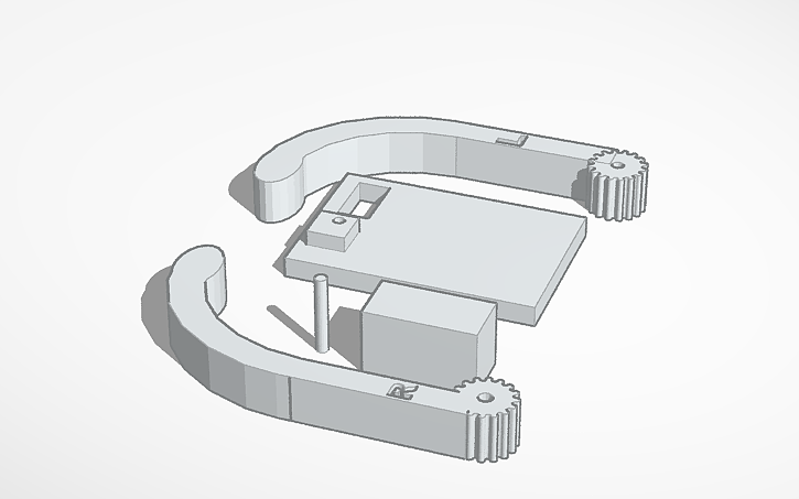 3D design claw - Tinkercad