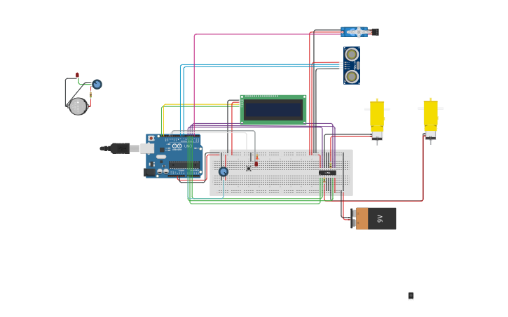 Circuit design Copy 1 of task session 5 challenge - Tinkercad