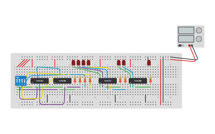 Circuit design sheet 1 - Tinkercad