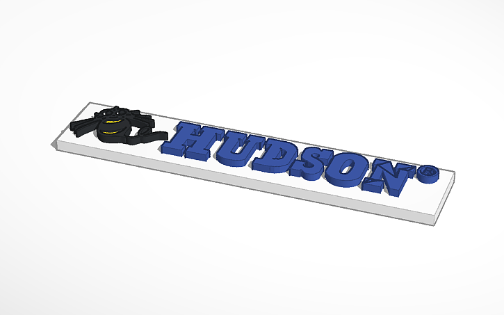 3D design Hudson Soft Logo - Tinkercad