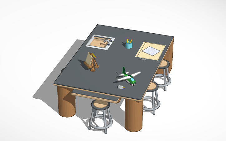 3D design The Extraordinary Work Bench - Tinkercad