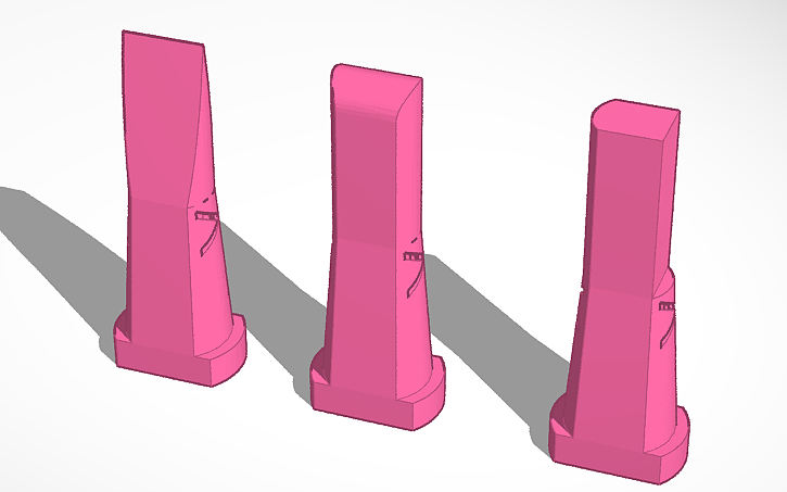 3D design sandpaper pen tips - Tinkercad