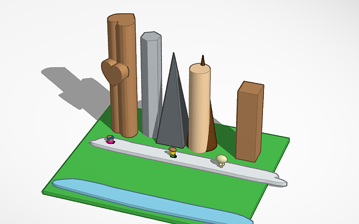 3D design City - Tinkercad