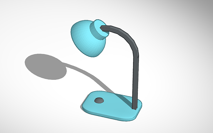 3D design table lamp - Tinkercad