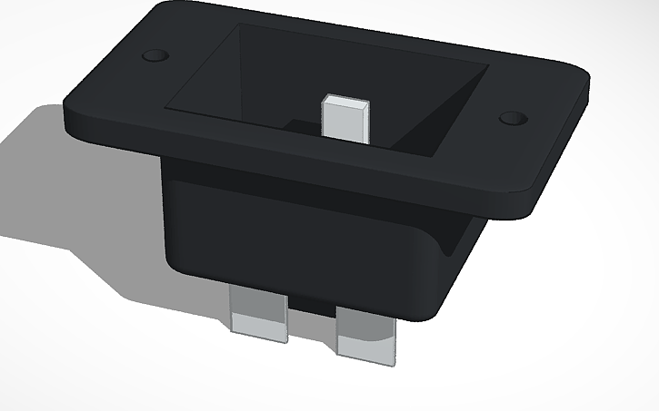 3D design C20 socket - Tinkercad