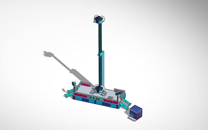 3D design kmg booster (Aqua Speed) - Tinkercad