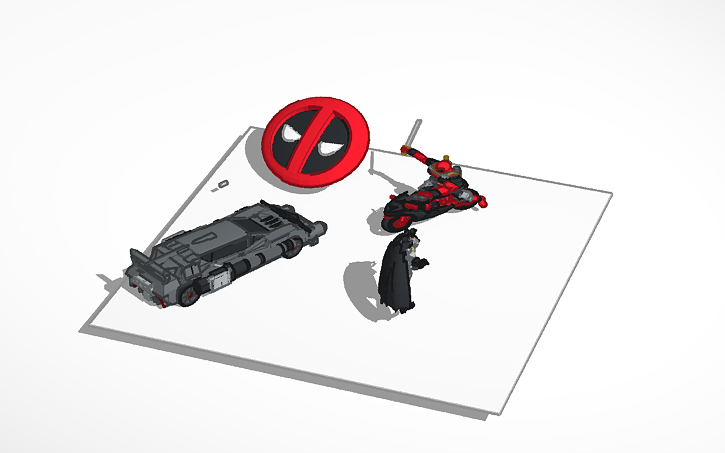3D design My DeadPool's - Tinkercad