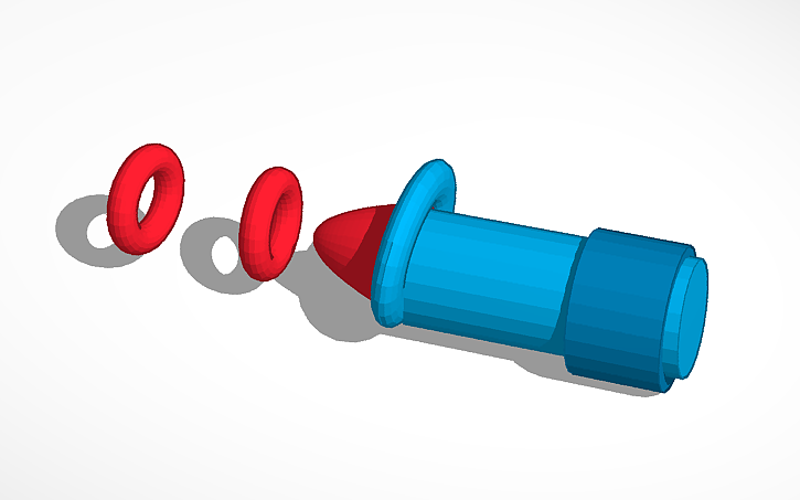 3D design laser power up - Tinkercad