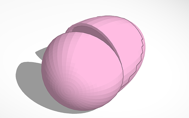 3D design Egg - Tinkercad