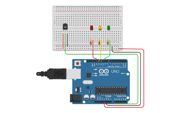 Circuit design ARDUINO_ASSIGNMENT_1 - Tinkercad