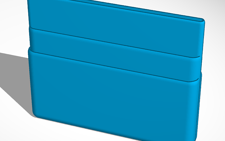 3D design Slim Wallet - Tinkercad