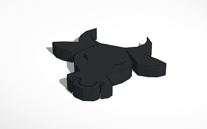 3D design Bull Head - Tinkercad