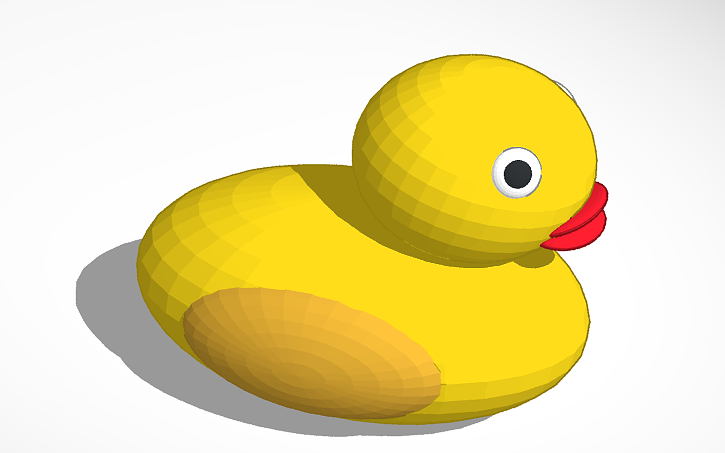 3D design Duck - Tinkercad