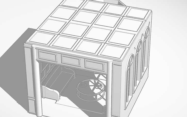 3D design Classical living room - Tinkercad