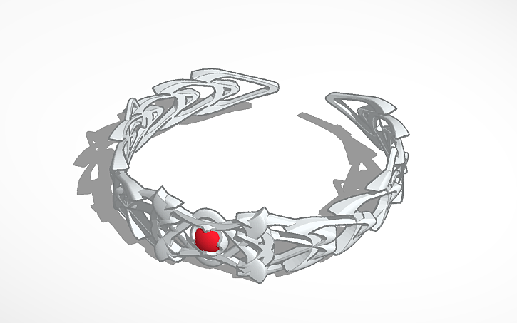 3D design Elven Thorn Queen Crown - Tinkercad
