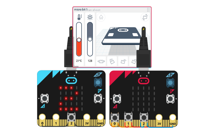 Circuit design micro bit - Tinkercad