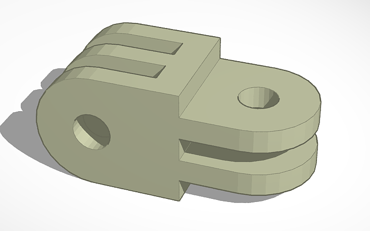 3D design GoPro cambio direccion - Tinkercad