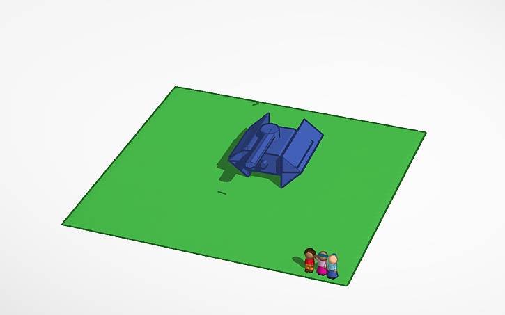 3D design Tonk house - Tinkercad
