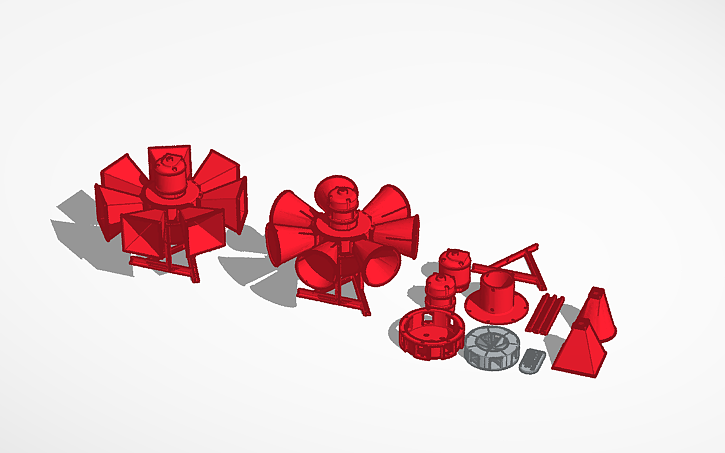 3D design Federal Signal STL-10 Siren (130 Motor Size) REVAMP - Tinkercad
