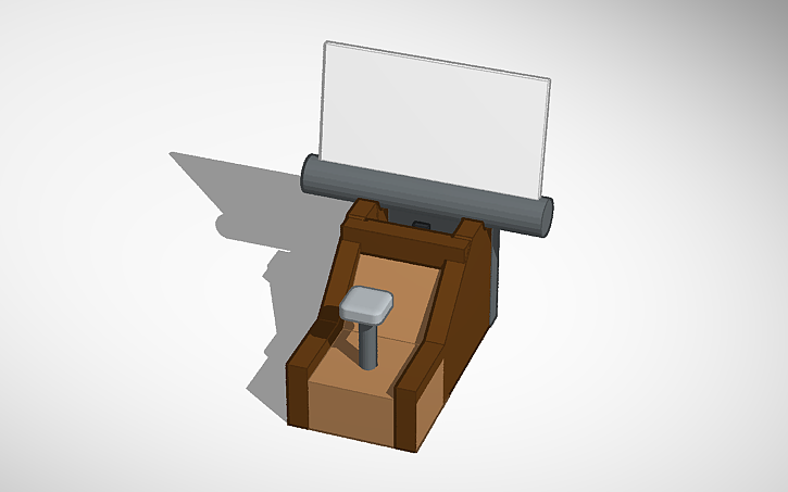 3D design Ridiculously Simple Interactive Typewriter - Tinkercad
