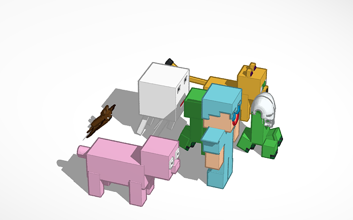 3D design minecraft - Tinkercad