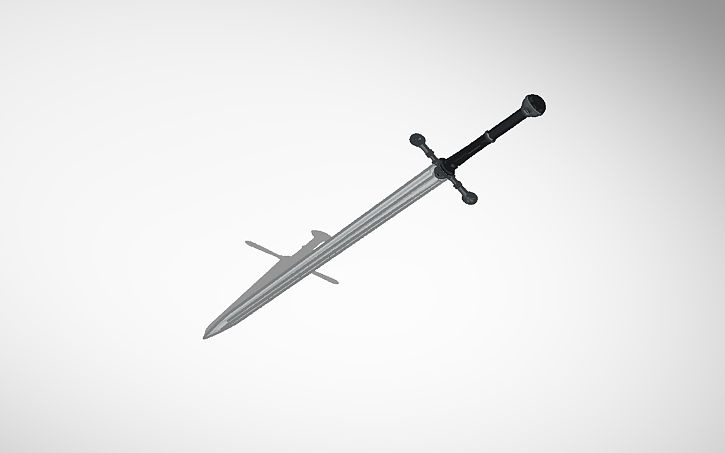 3D design Fantasy Sword - Wraith Maker - November 2025 - Tinkercad