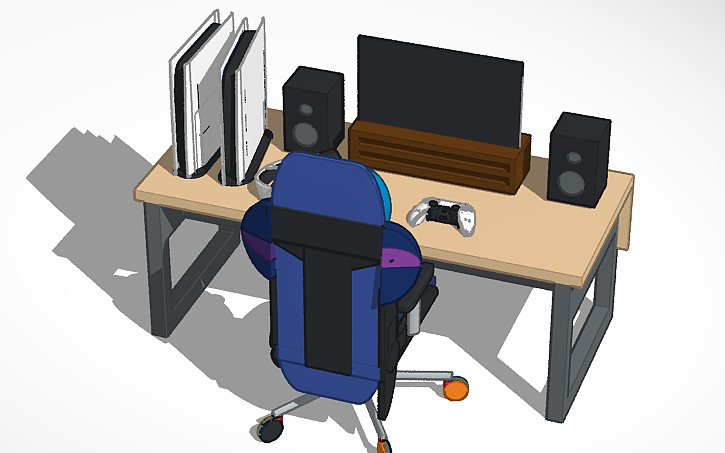 3D design Gaming table - Tinkercad