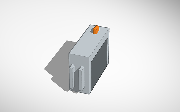 3D design Lego battery box - Tinkercad