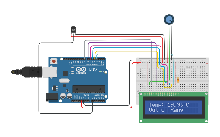 Circuit design Health Care - Tinkercad