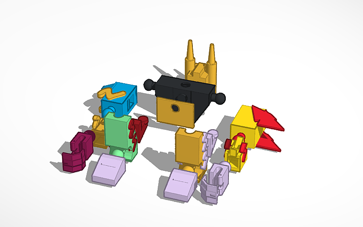 3D design Kreo Transformers G1 Monstructor Upgrade Kit - Tinkercad