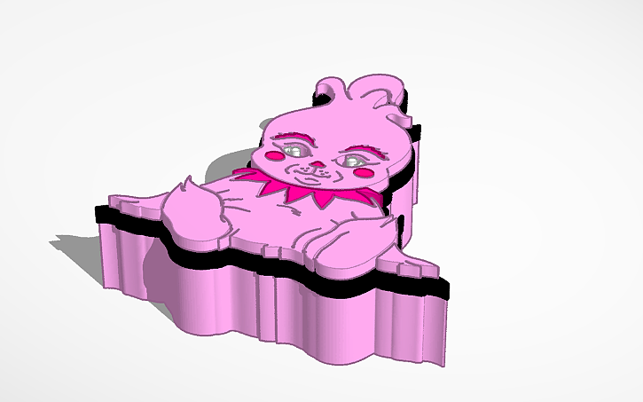 3D design Pink Grinch Baby - Tinkercad