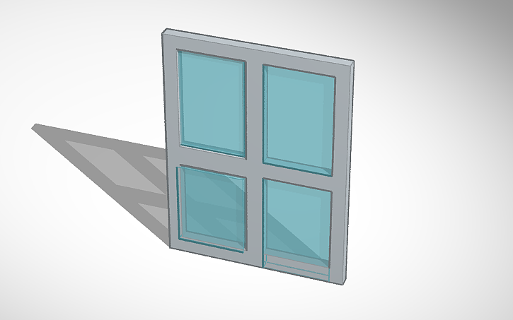 3D design Window - Tinkercad