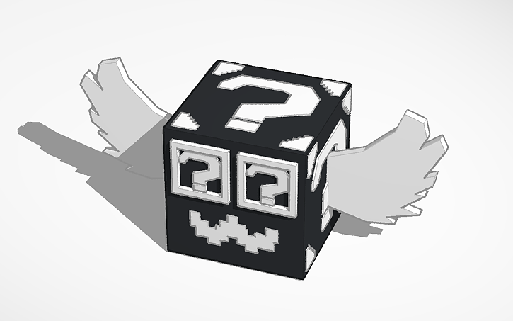 3D design Secret Lucky Block - Tinkercad