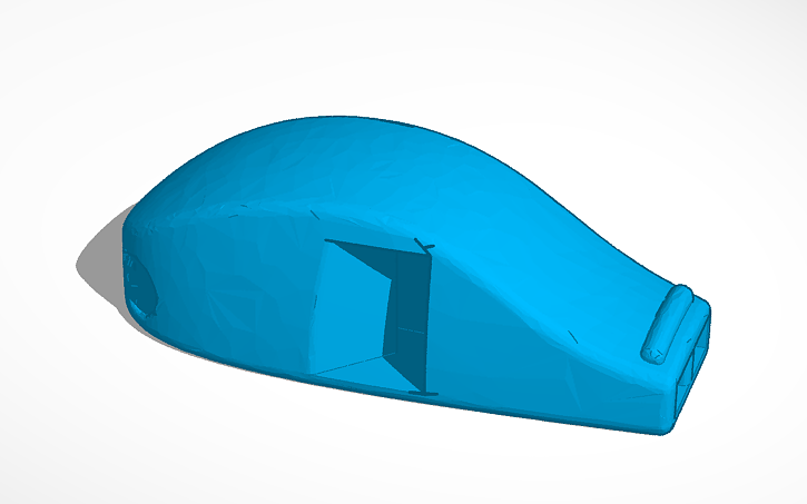 3D design 3D Printed Whistle - Tinkercad