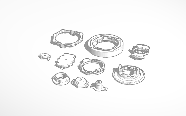 3D design Omega System - Tinkercad