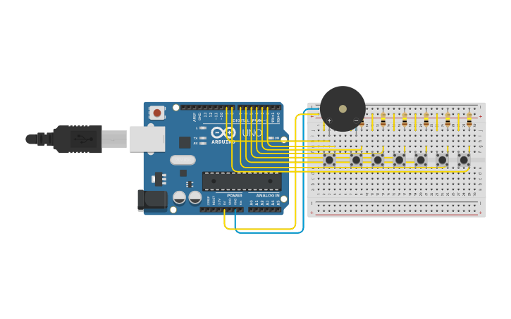 Circuit design Funcion TONE - Tinkercad