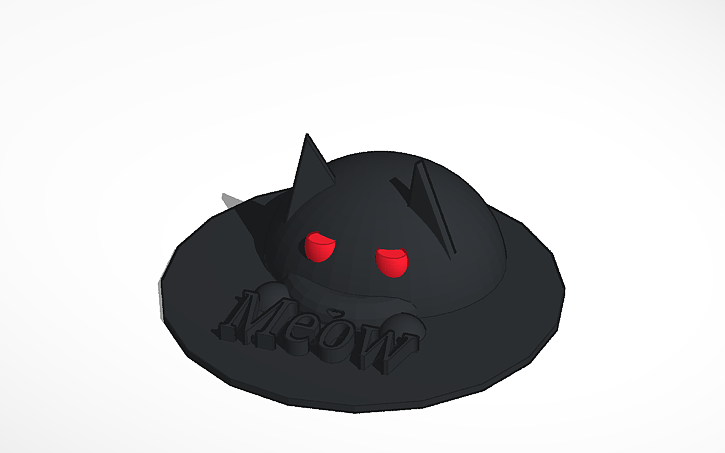 3D design Evil Cat - Tinkercad