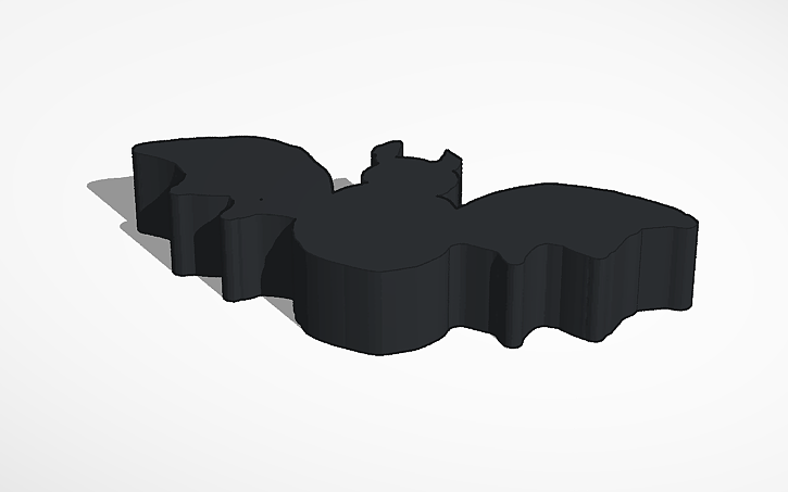 3D design Tinktober Challenge 2025 Day 23: Bats - Tinkercad