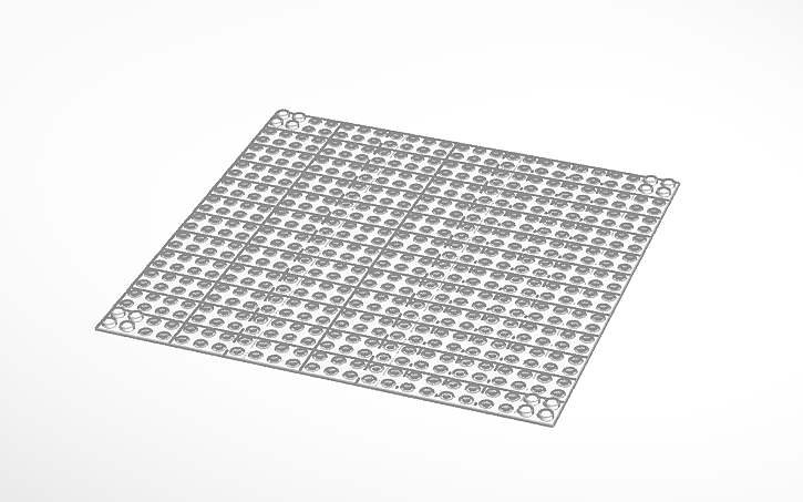 3D design lego Road 4-Way Plate - Tinkercad
