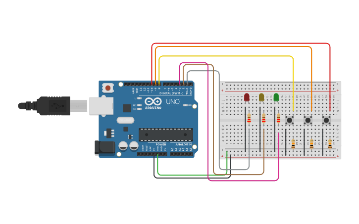 Circuit design signal - Tinkercad