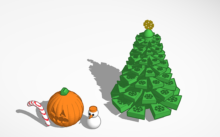3D design greatest pumpkin - Tinkercad